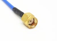 China 50ohm RF Cable Assemblies RPSMA Male to MMCX Male Connector with 2# Semi-rigid/Semi-flexibleCable for sale