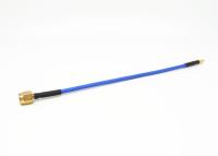 China 50ohm RF Cable Assemblies RPSMA Male to MMCX Male Connector with 2# Semi-rigid/Semi-flexibleCable for sale