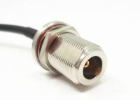 China RF Cable Assemblies N Female to TNC Male Right Angle RF Coaxial Connector LMR195 Inner Conductor=0.94mm for sale