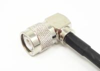 China RF Cable Assemblies N Female to TNC Male Right Angle RF Coaxial Connector LMR195 Inner Conductor=0.94mm for sale