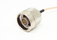 China RG142 RF Cable Assemblies N Male To Male RF Coaxial Connector 50Ω Impedance for sale