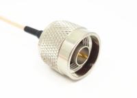 China RG142 RF Cable Assemblies N Male To Male RF Coaxial Connector 50Ω Impedance for sale