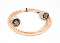 China RG142 RF Cable Assemblies N Male To Male RF Coaxial Connector 50Ω Impedance for sale
