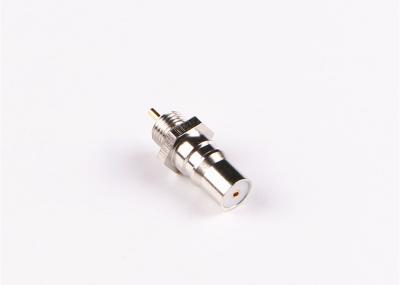 China Nickel Plated 50Ohm SMB Straight Crimp Electronic RF Plug Push Pull Connector for sale