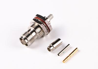 China Male Plug Straight TNC RF Connector Brass / BeCu Contact Material TNC-JY3 for sale
