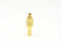 China Male Plug Staight Crimp MMCX RF Connector 500 Cycles Durability MMCX-J3 for sale