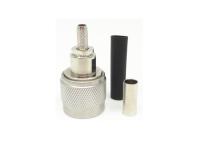 China N Type Right Angle Coax Connector Male Gender Good Electrical Characteristic for sale