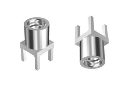 China Straight Female Coaxial Cable Connectors MMCX Jack Connector 13.6N Max Mating Force for sale