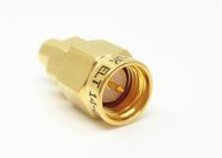 China Gold Plated 6GHz SMA Male to MCX Female RF Coaxial Adapter Connector for sale