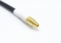 China MMCX Male to Male RF Cable Assemblies with Cable Type EF316D Diameter=0.54mm 50Ω Impedance for sale
