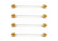 China Copper Connector Male RF Cable Assemblies SMA 50 Ohm Gold Plated for sale