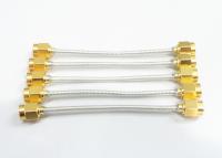 China Copper Connector Male RF Cable Assemblies SMA 50 Ohm Gold Plated for sale