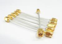 China Copper Connector Male RF Cable Assemblies SMA 50 Ohm Gold Plated for sale