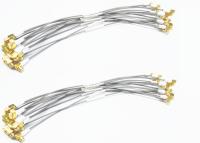 China SMP Female Custom Cable Assembly Right Angle Low Loss for Cable MF068B Diameter+0.24mm for sale