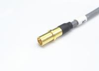 China Precision Male Coaxial Cable Fittings SSMA /SSMP Custom Coax Cable Assemblies with Cable CXN3506 for sale