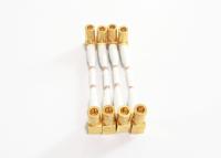 China SSMB Female Right Angle Coaxial Cable Assemblies / Au Plated with Cable SFF-50-1/RG178 Diameter=0.31mm for sale