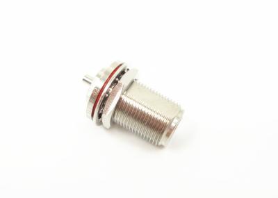 China Nickel Plated Female N Type RF Connector Coaxial Straight Crimp Connector for sale
