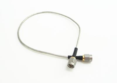 China 50Ω RF Antenna Connector SMA Stainless Steel Cable Assemblies with 2# Semi-rigid/Semi-flexible Cable for sale