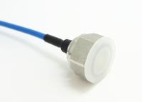 China Silver Plated 4.3-10 RF Male Connector Straight Clamping Connectors With RG141 Cable for sale