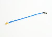 China BMA Flange Mount Right Angle Silver Platedto SMA Straight Connector Cable Assembly for sale
