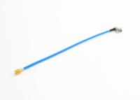China BMA Flange Mount Right Angle Silver Platedto SMA Straight Connector Cable Assembly for sale