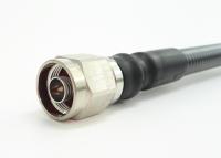 China Nickel Plated RF Cable Assemblies N Male To Male Solder Type For Base Station Antenna for sale