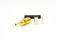 China Brass Female 50Ω Impedance RG316 Cable SMA RF Connector for sale