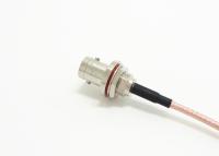 China Right Angle Wire Harness Assembly 50Ohm BNC Female To MCX Male CE ROHS for sale