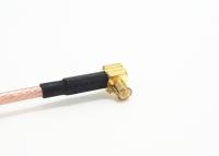 China Right Angle Wire Harness Assembly 50Ohm BNC Female To MCX Male CE ROHS for sale