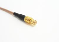 China Custom N / MCX Cable Assembly Microwave Cable Assemblies Au Plated 50Ω Impedance for sale