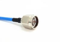 China Electronic Au Plated N Type Cable Assembly Microwave Communication Field for sale