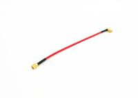 China Right Angle RF Cable Assemblies Wire Harness SMA Male To SMA Male Au Plated for sale