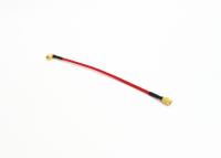 China Right Angle RF Cable Assemblies Wire Harness SMA Male To SMA Male Au Plated for sale