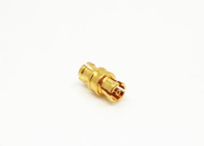 China SMPM Coaxial Cable Connectors SSMP Straight Female To Female ROHS Certification for sale