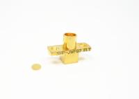 China Right Angle Female SMP RF Connector 2 Holes Flange Mount SMP-JWFB2 CE for sale