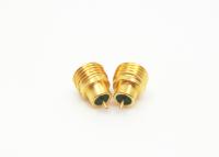 China Male Smpm Coaxial Connector Gold Plated  Good Wear Resistance for sale