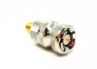 China Impedance 50Ω RF Antenna Connector SOSMA Nickel Plated Mount Connector High Frequency for sale