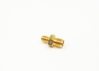 China 50Ohm RF Cable Adapters Gold Plated Straight SMA/SSMA-KK with 18GHz Frequency for sale