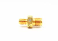 China 50Ohm RF Cable Adapters Gold Plated Straight SMA/SSMA-KK with 18GHz Frequency for sale