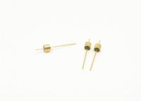 China Single Pin Hermetic Electrical Connectors Kovar 4J29 Material Gold Plated Surface JM2016A for sale