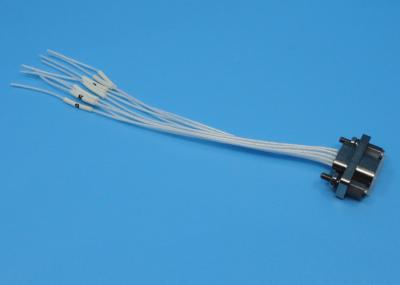 China Aluminum Alloy J30j Series Connector Receptacle 9 Pins Connector 100mm Wire Length for sale