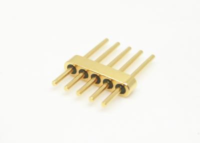 China 5 Pins Hermetic Glass To Metal Seal Connectors Kovar 4j29 Shell Material for sale