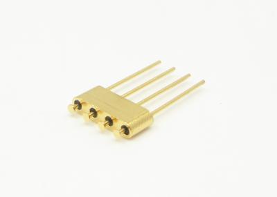 China Gold Wire Bonding Surface Glass To Metal Seal Connectors 4 Pins Nail Head JMC-293-JH for sale