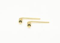 China Right Angle Glass To Metal Seal Feedthrough Gold Wire Bonding Single Pin JMC-925-JH for sale