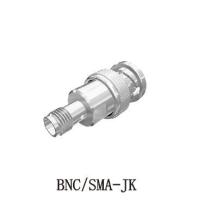 China Lightweight 50 Ohm Straight RF Adapter Female BNC To SMA Coaxial Adapter for sale