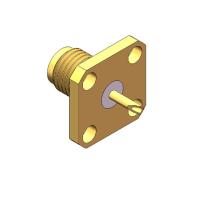 China 50Ω Impedance Gold Plated Mini Size Good Bandwidth SMA RF Connector for sale