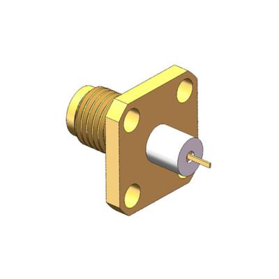 China Miniature Size SMA RF Connector Coaxial Cable Connectors for Commuication for sale