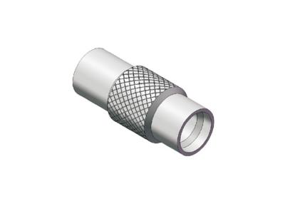 China SMP Male to Male RF Adapter Stainless Steel with Limited Detent Smooth Bore for sale