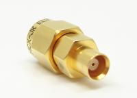 China Gold Plated 6GHz SMA Male to MCX Female RF Coaxial Adapter Connector for sale