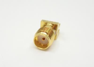 China SMA Solder Type Straight PCB Mount RF Coax Connector for sale